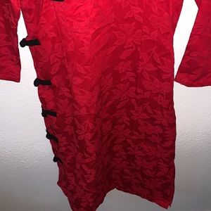Dresses | Nwt Red Japanese Long Dress | Poshmark